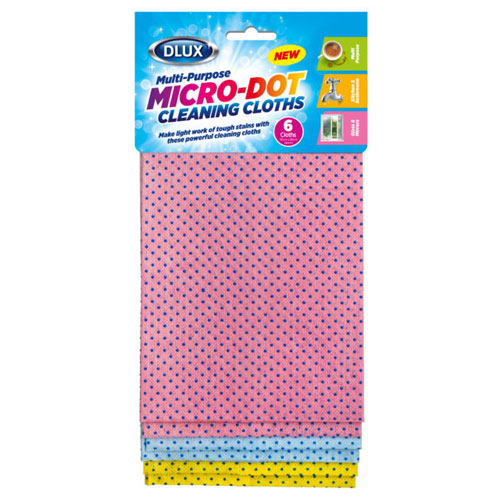 6 Pack Micro Dot Cleaning Cloths | Wholesale Dish Cloths | Wholesale ...