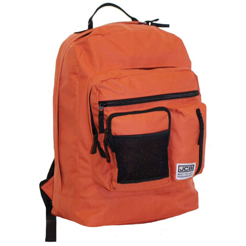 JCB Front Zip Compartment Backpack Orange | Wholesale Bags | Wholesale ...
