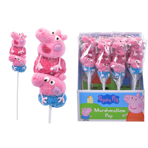 Peppa Pig Marshmallow Lollipop Sweets 20g | Wholesale Sweets And ...