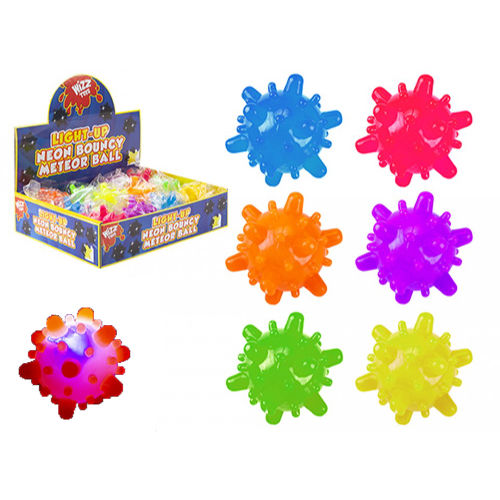 Light-Up Meteor Bouncy Ball Neon | Wholesale Toys & Inflatables ...