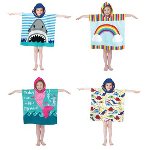 Poncho Pal Hooded Beach and Bath Robes | Wholesale Poncho | Wholesale ...