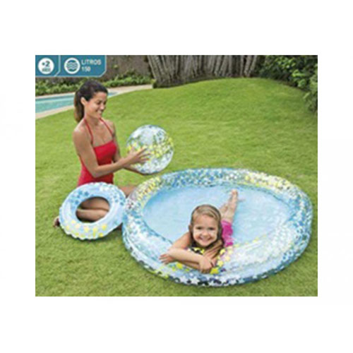 Inflatable Circles Fun Pool Set With Ball & Float | Wholesale ...