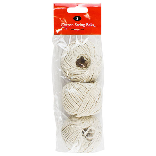 Balls Of Cotton String 3 Pack | Wholesale DIY | Wholesale Stationery ...