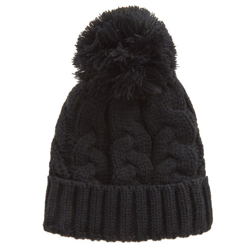Older Boys Cable Knit Bobble Hat 7-13 Years | Wholesale Hats ...