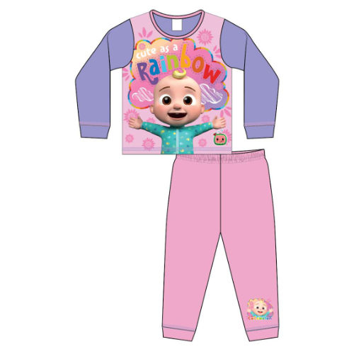 Girls Toddler Official Cocomelon Pyjamas Rainbow | Wholesale Pyjamas ...
