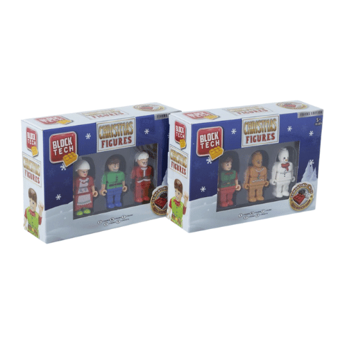 Block Tech Christmas Figures | Wholesale Toys | First Bricks | Fire Unit