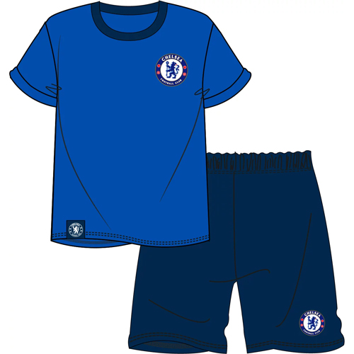 Official Mens Chelsea Shortie Pyjamas | Wholesale Nightwear | Wholesale ...