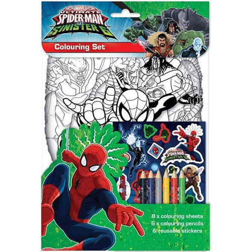 Spiderman Colouring Set | Wholesale Stationary | Wholesale Character